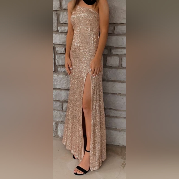Lulus | Dresses | Dear Emilia Sparkly Maxi Dress | Poshmark